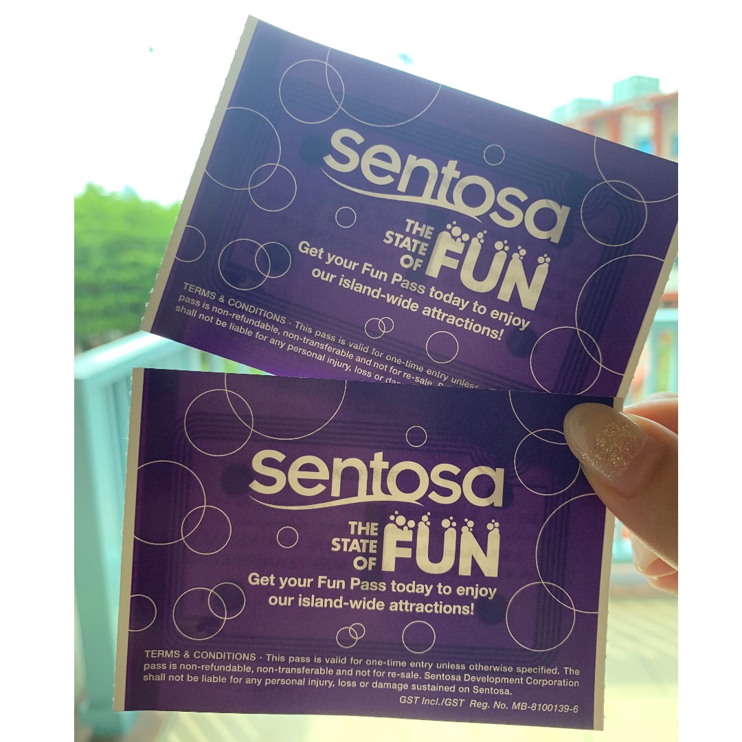Sentosa Entry Pass (3 days), Tickets & Vouchers, Vouchers on Carousell
