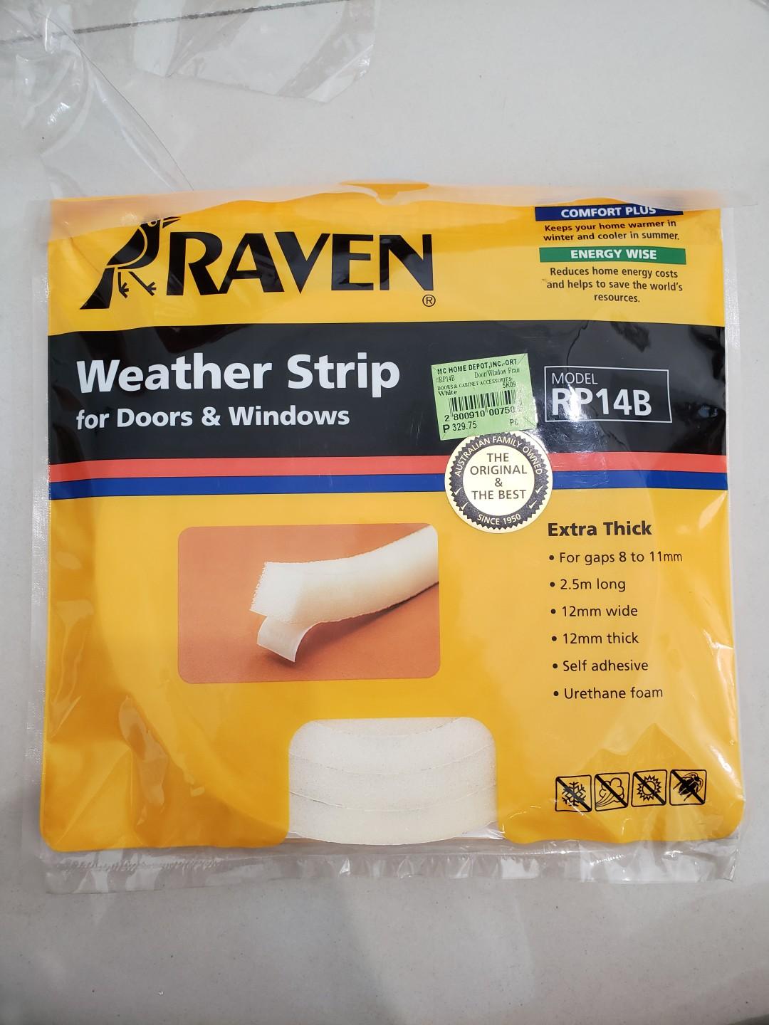 Weather strip for door and windows RP14B, Furniture & Home Living ...