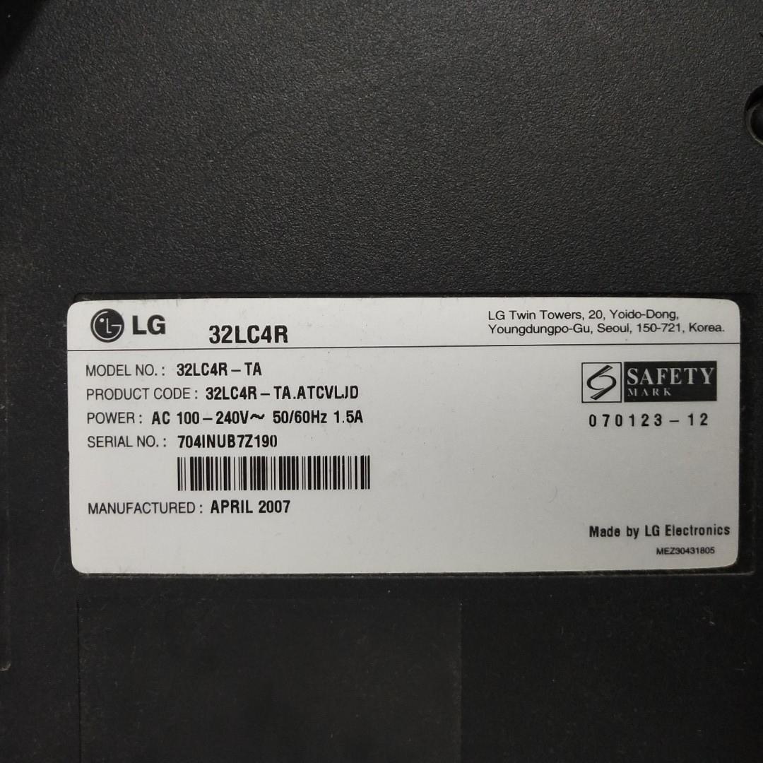 32" LG LED FLATSCREEN TV, TV & Home Appliances, TV & Entertainment, TV ...