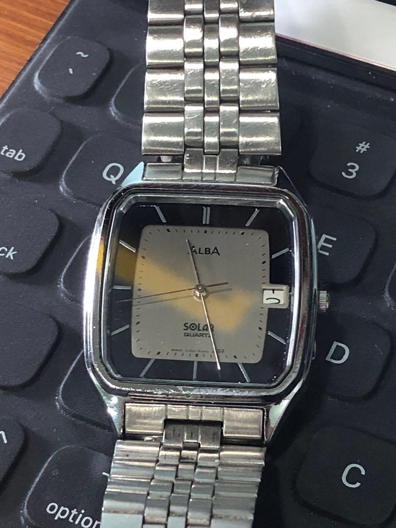 Price drop Alba Solar watch by Seiko, Men's Fashion, Watches ...