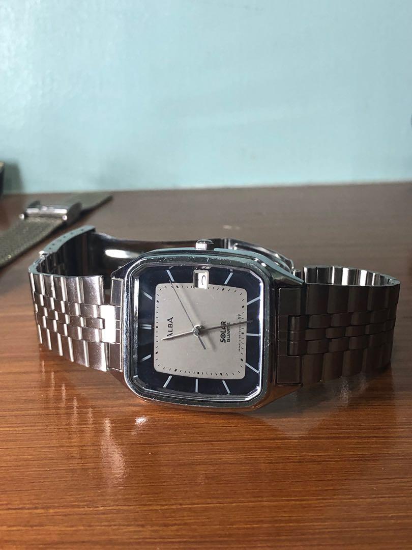 Price drop Alba Solar watch by Seiko, Men's Fashion, Watches ...