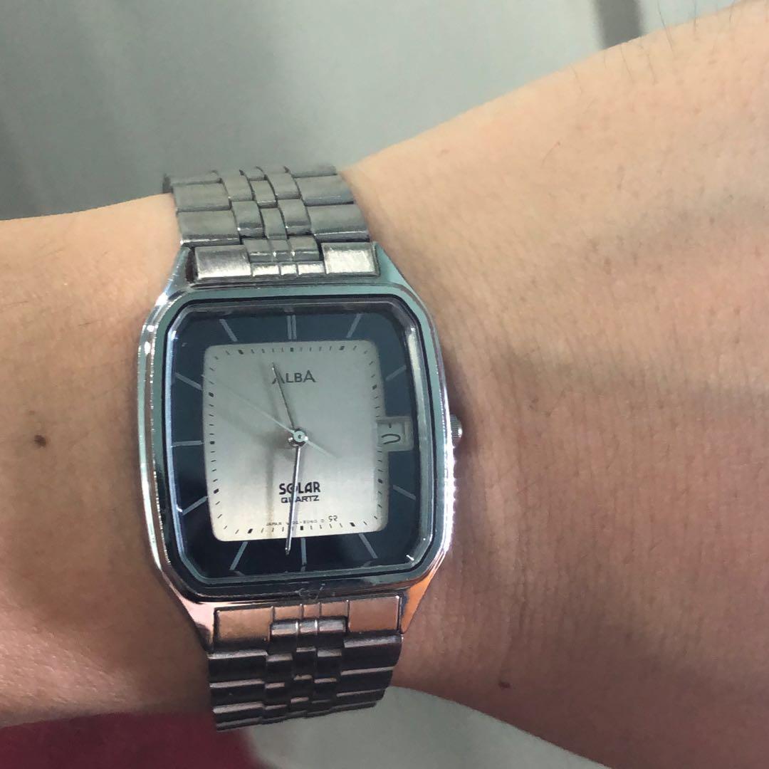 Price drop Alba Solar watch by Seiko, Men's Fashion, Watches ...