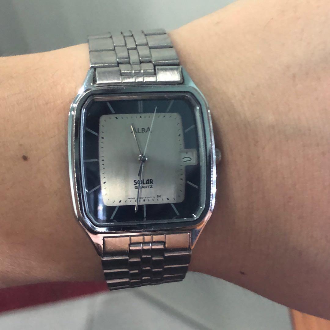 Price drop Alba Solar watch by Seiko, Men's Fashion, Watches ...