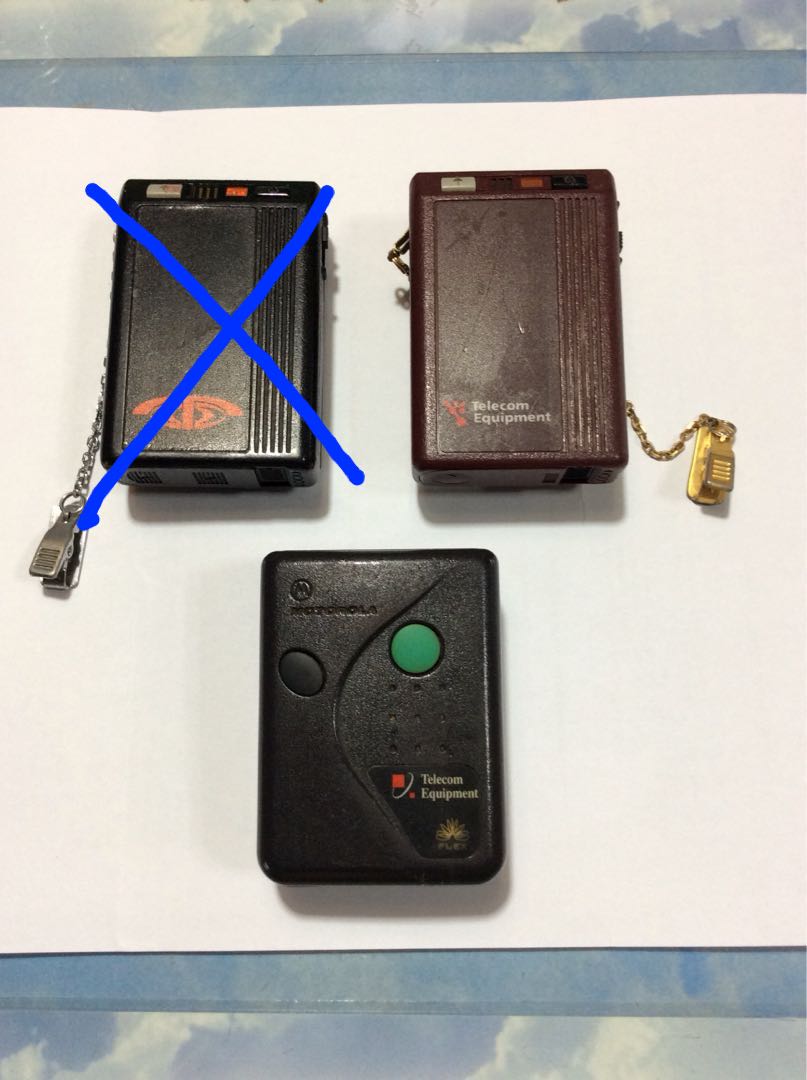 Antique Old School Pagers., Hobbies & Toys, Memorabilia & Collectibles ...