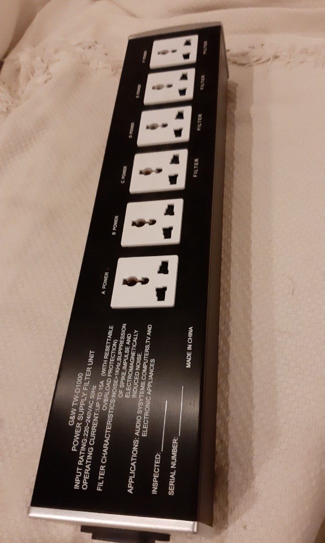 Audiophile Power Filter Conditioner, Audio, Other Audio Equipment on ...