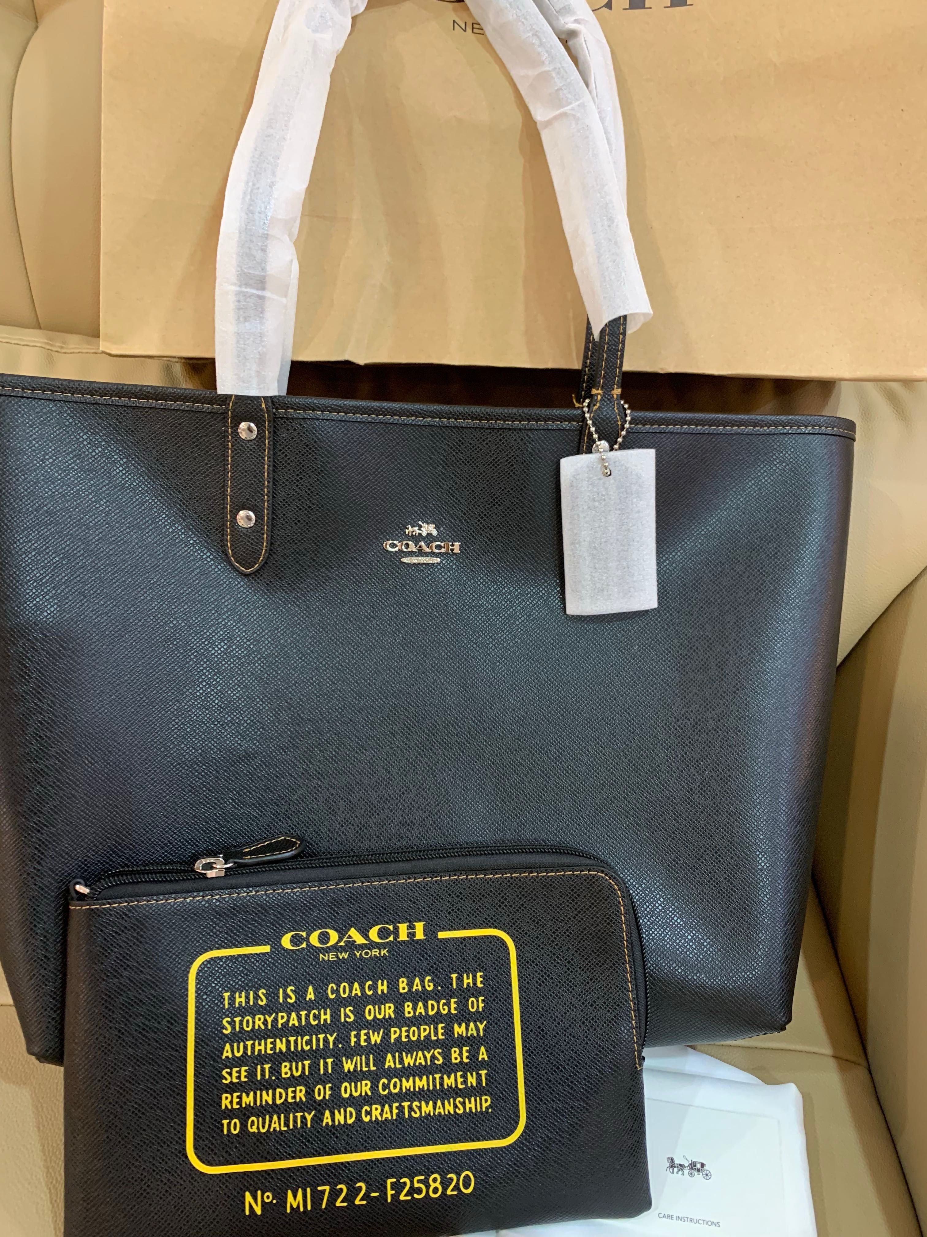 Authentic Coach reversible totes 25820 coach shopping totes, Luxury ...