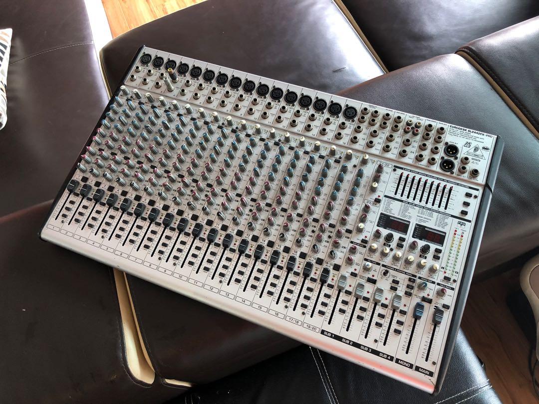Behringer Eurodesk SL2442FX-PRO Mixer, Audio, Soundbars, Speakers ...