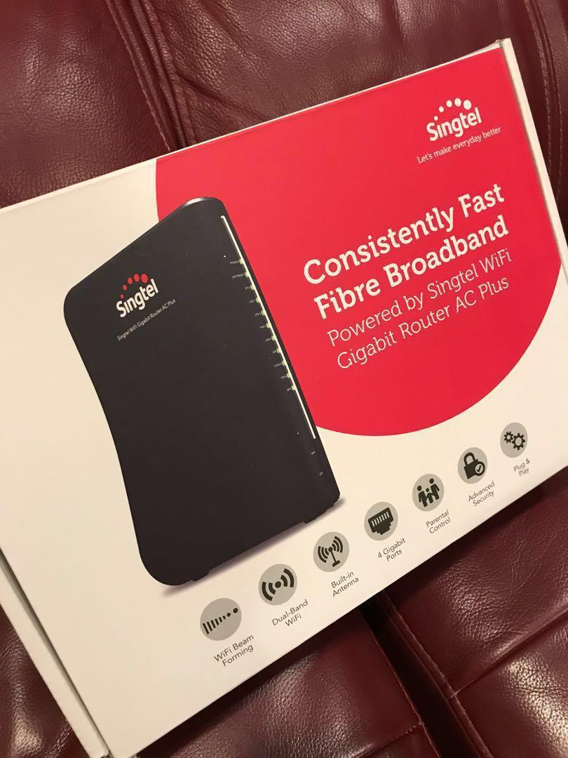 Router AC Plus from Singtel brand new, Computers & Tech, Parts ...