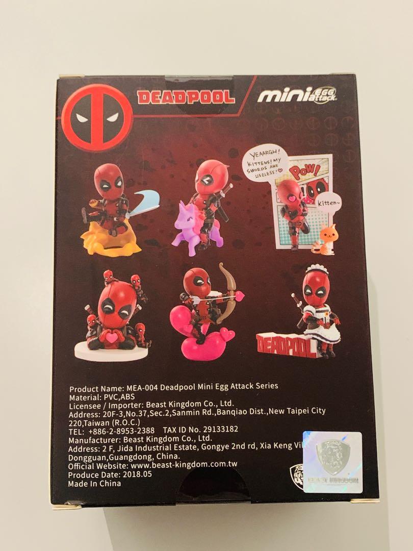 Deadpool Mini Egg Attack Series (6), Hobbies & Toys, Toys & Games on ...