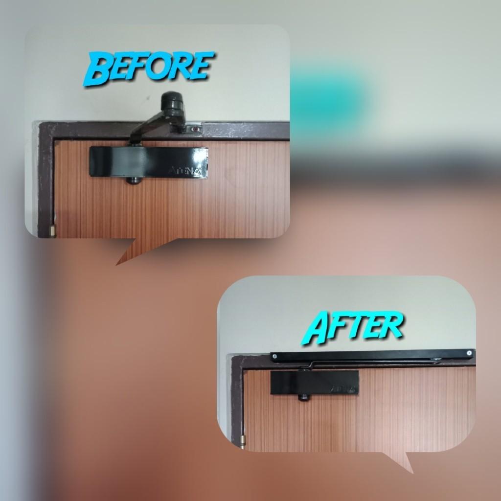 DOOR STOPPER SLIDE ARM, Furniture & Home Living, Furniture, Other Home ...