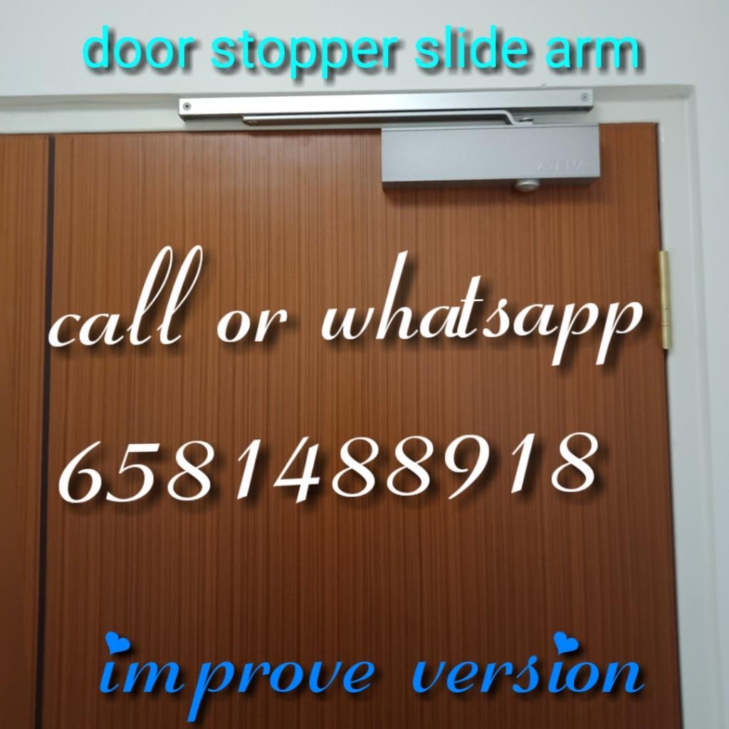 DOOR STOPPER SLIDE ARM, Furniture & Home Living, Furniture, Other Home ...
