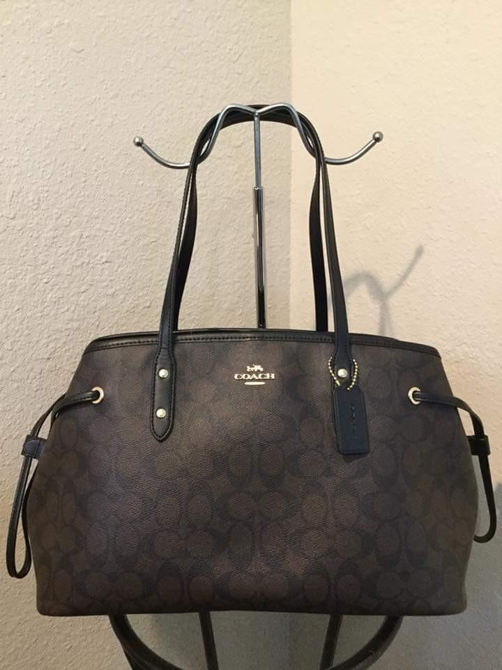 Drawstring Carryall in Signature Canvas, Women's Fashion, Bags ...