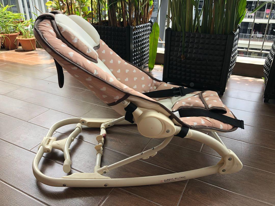 foldable baby rocking chair/ bouncer, Babies & Kids, Infant Playtime on ...