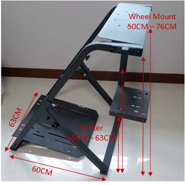 Foldable Racing Wheel Stand Mount - Frame Only, Video Gaming, Video ...