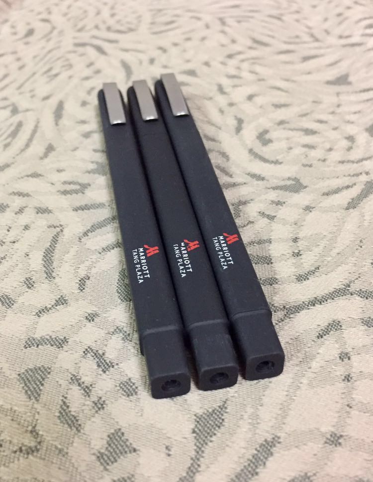 BN MARRIOTT HOTEL Tang Plaza Pen unique , Hobbies & Toys, Stationery ...