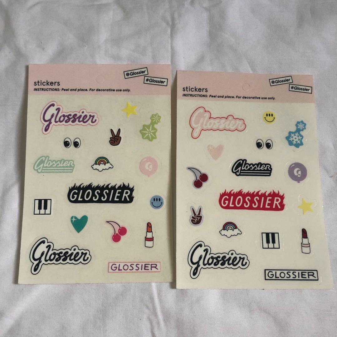 Glossier sticker, Beauty & Personal Care, Face, Makeup on Carousell