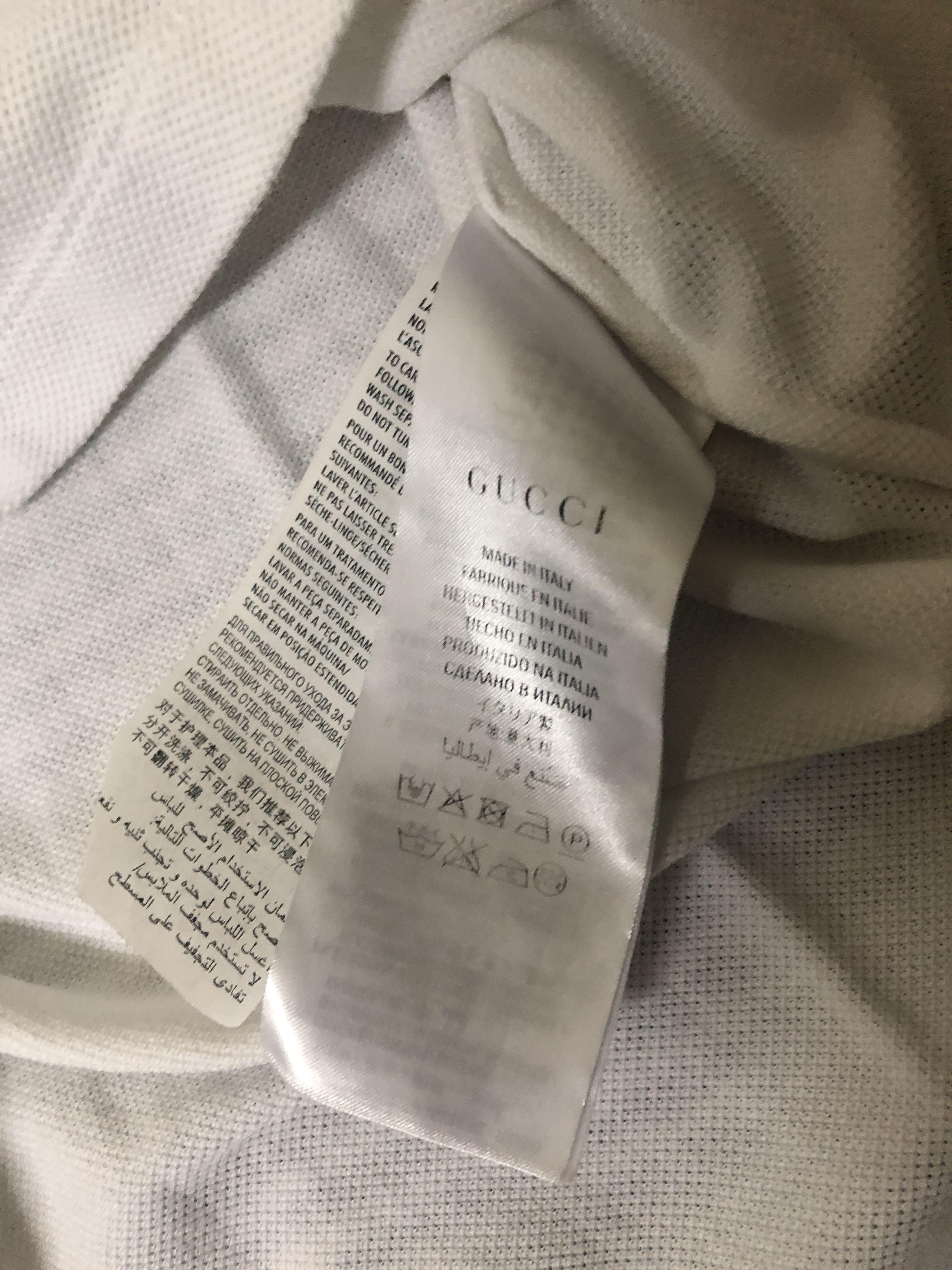 GUCCI Cupid Heart patches polo shirt, Men's Fashion, Tops & Sets ...