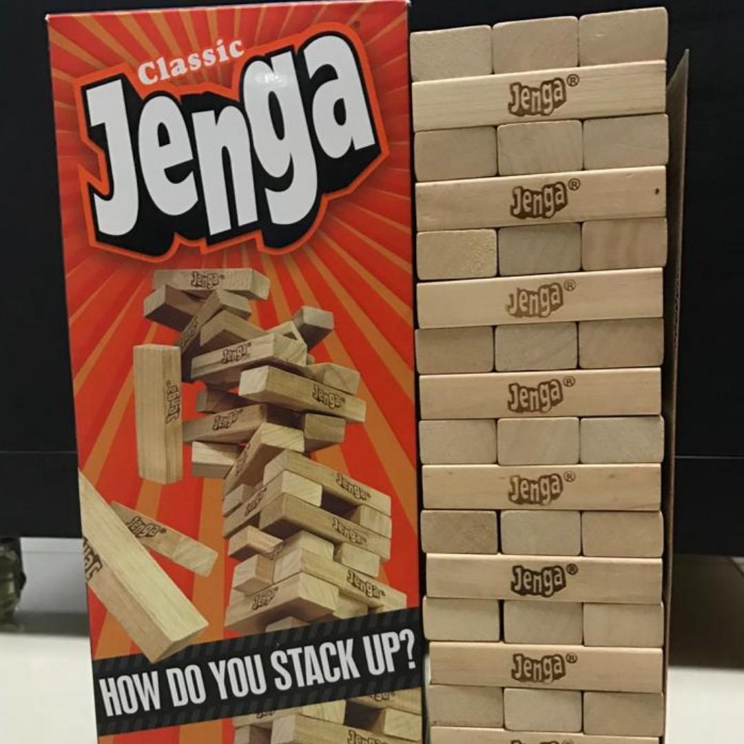 Jenga Game, Hobbies & Toys, Toys & Games on Carousell