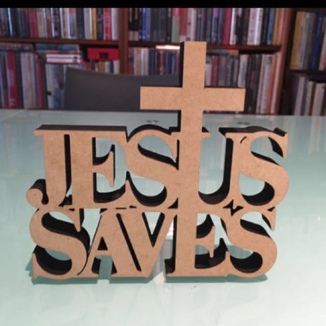 Laser cut Wooden Displays - Jesus Saves, Bulletin Board, Preorders on ...