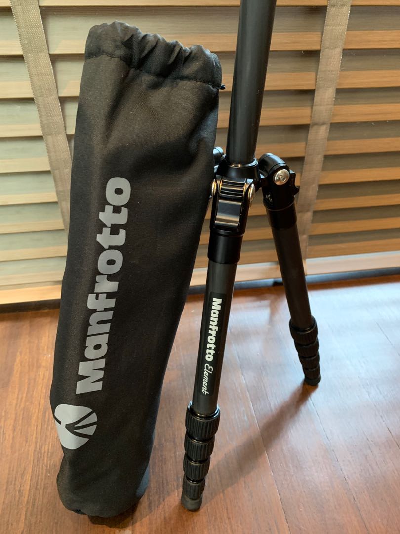 Manfrotto Element Carbon Fiber Small Traveler Tripod, Photography ...