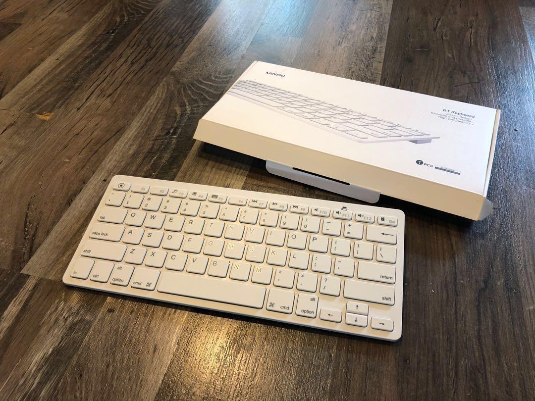 Miniso Bluetooth Keyboard (compatible with iPads, IPhones and Macs ...