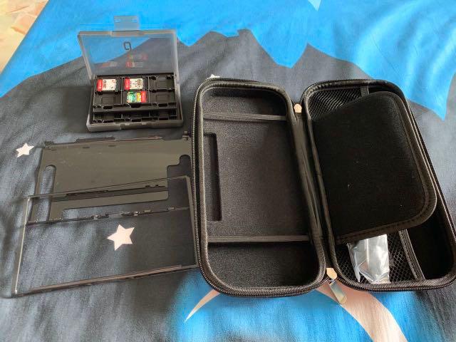 Nintendo Switch (Complete set + 4 games), Video Gaming, Video Games ...