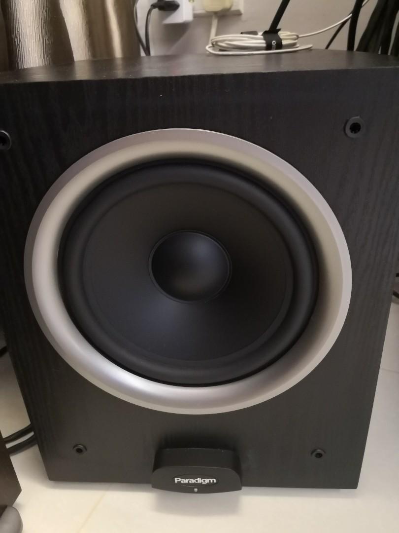 Paradigm PDR80 Subwoofer. Black Ash, Audio, Soundbars, Speakers ...