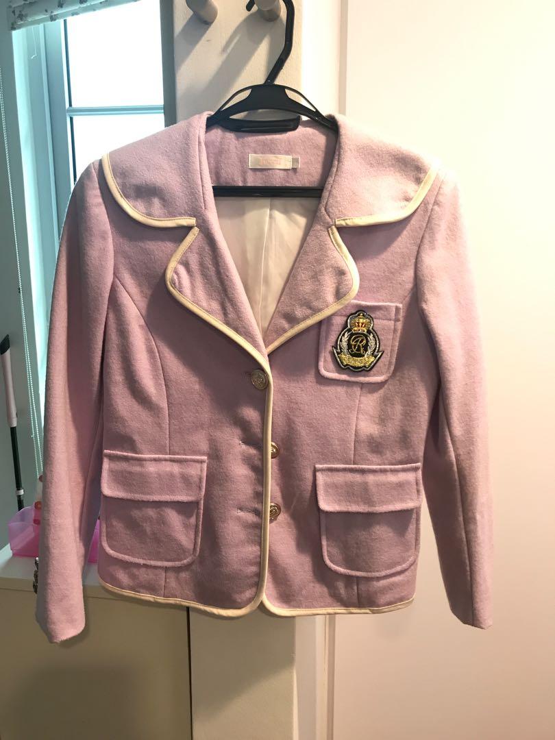 Pastel Purple Japanese school jacket, Women's Fashion, Coats, Jackets ...
