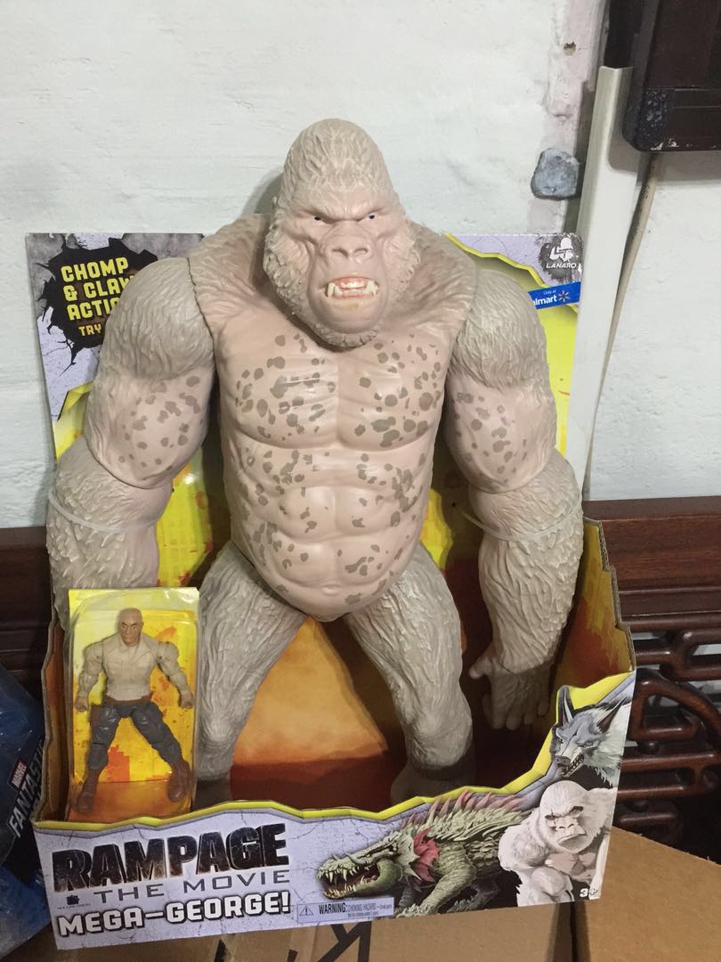 Rampage The Movie the Rock Mega-George! 16-Inch Figure, Hobbies & Toys ...