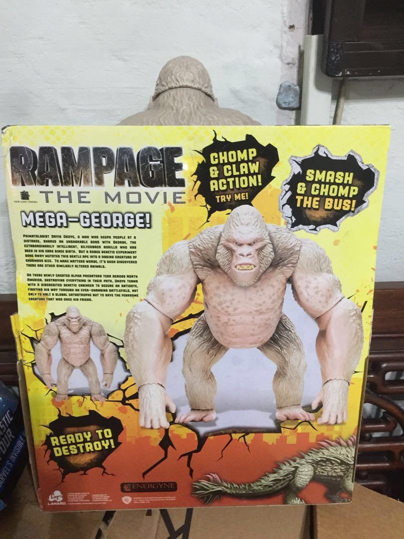 Rampage The Movie the Rock Mega-George! 16-Inch Figure, Hobbies & Toys ...
