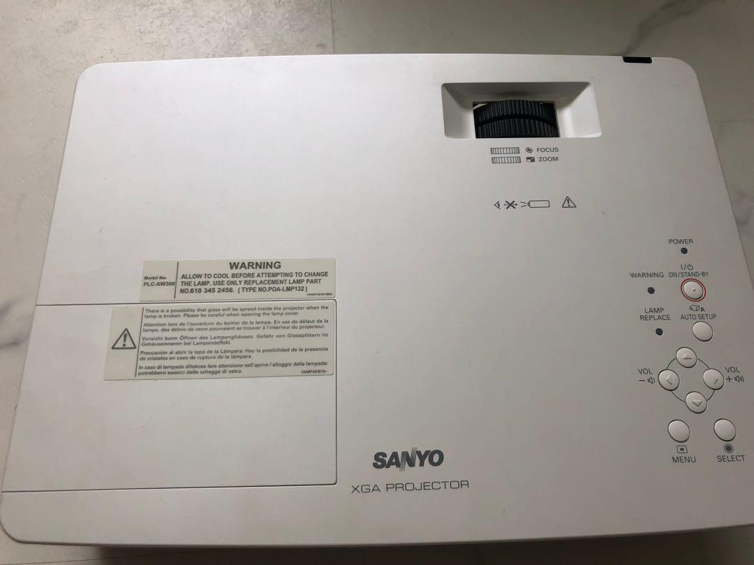 Sanyo PLC-XW300 ultra portable multimedia LCD projector, TV & Home ...