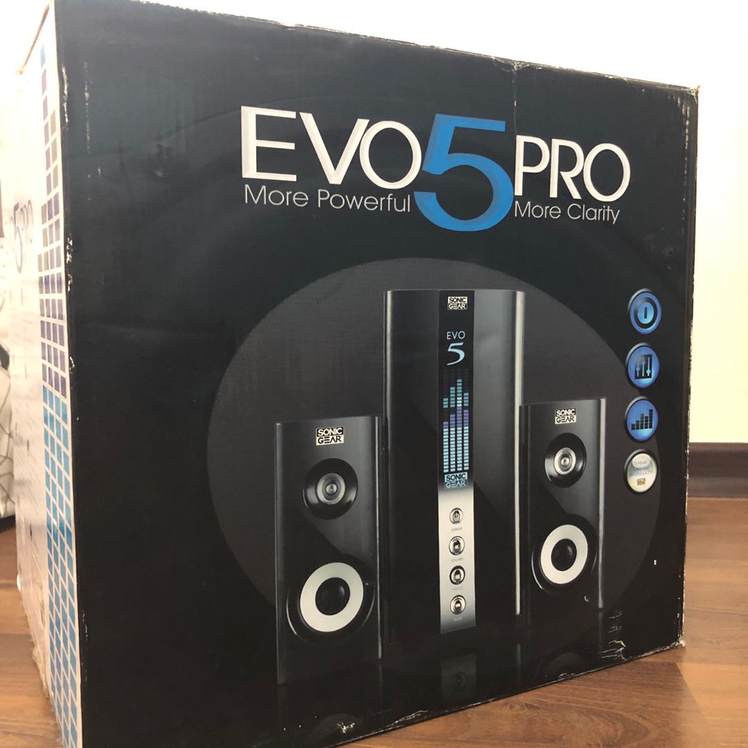 Sonic Gear Evo 5 Pro (Glossy White), TV & Home Appliances, TV ...