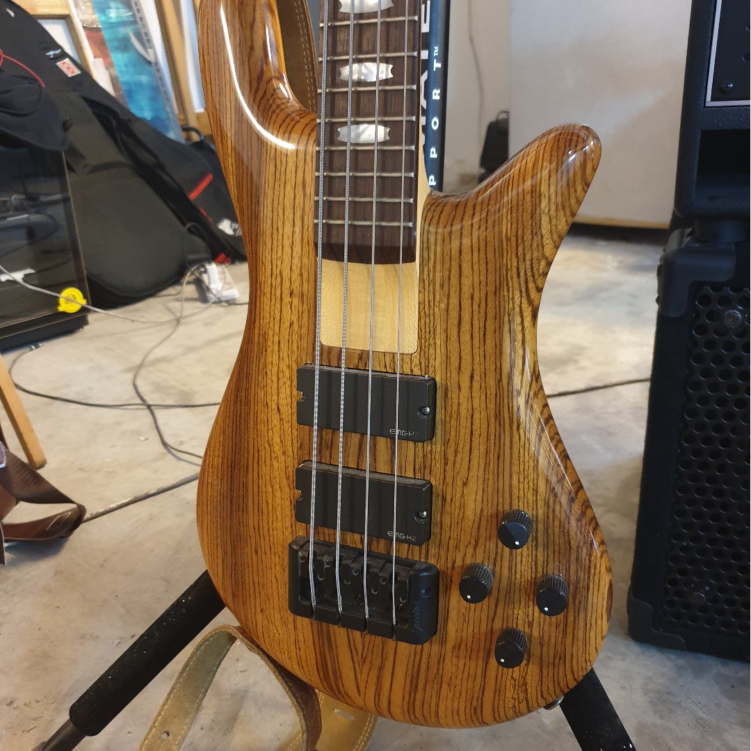 Spector Rebop 4 String Bass Guitar, Czech made Zebrawood with Detuner ...