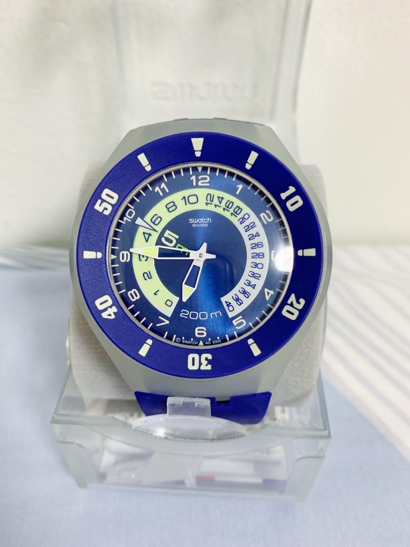Swatch 200m Diver Superluminova, Men's Fashion, Watches & Accessories ...