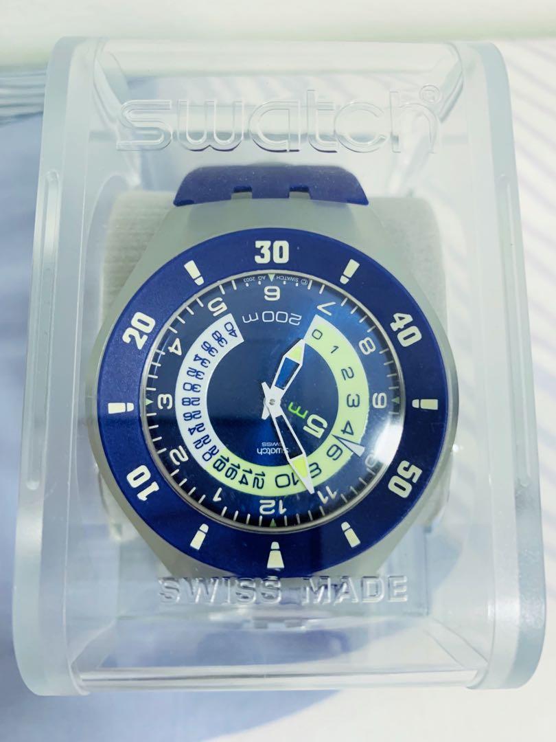 Swatch 200m Diver Superluminova, Men's Fashion, Watches & Accessories ...