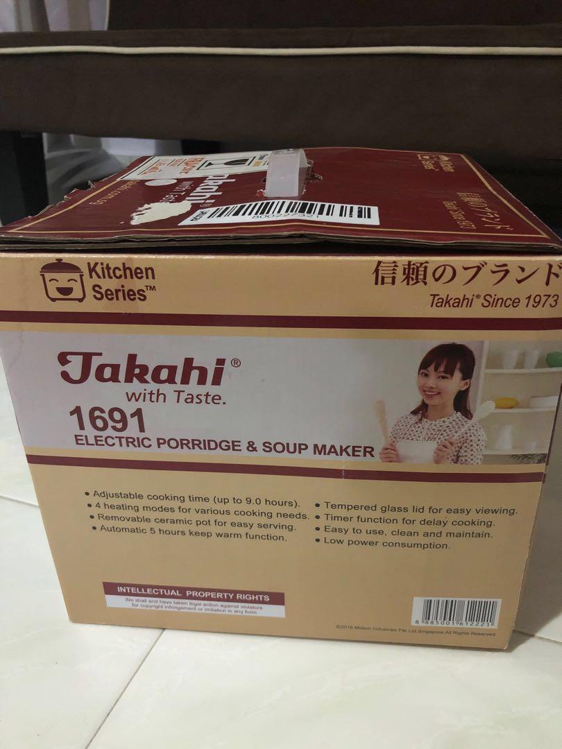 Takahi Electric Porridge & Soup Maker, TV & Home Appliances, Kitchen Appliances, Cookers on ...