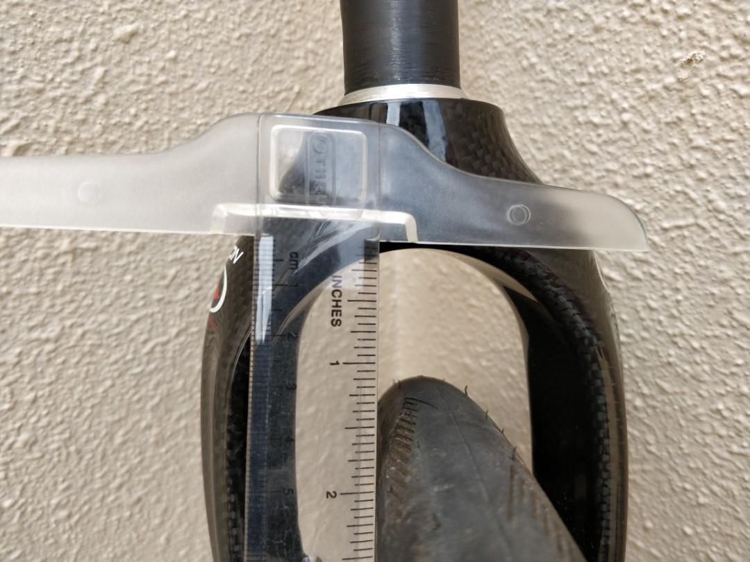 Trigon disc and vbrake rigid carbon fork, QR only., Sports Equipment ...