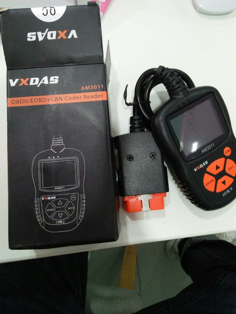 Vxdas obdii /eobd +can code reader Am3011 free tracking delivery ...