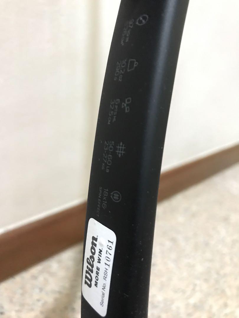 Wilson Pro Staff 97 LS v11.0 ; L2 grip size, Sports Equipment, Sports & Games, Racket & Ball ...