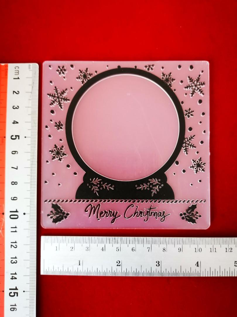 snow globe embossing folder