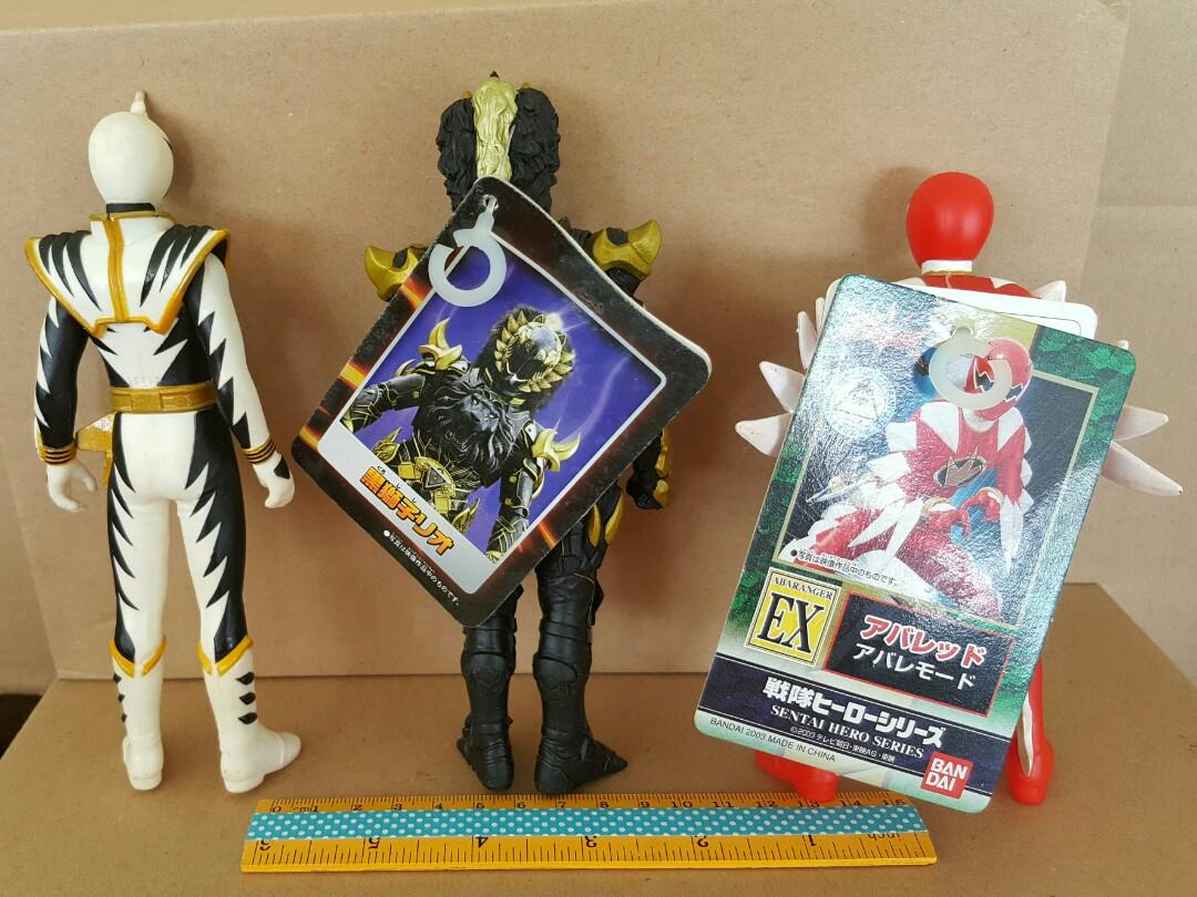 2008 Power Rangers 15cm Black Lion Rio Sendai Gekiranger Dino Ranger ...