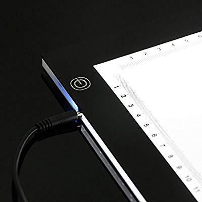 A3 LED Tracing Board LED Light Art Stencil Drawing Board Light Box ...