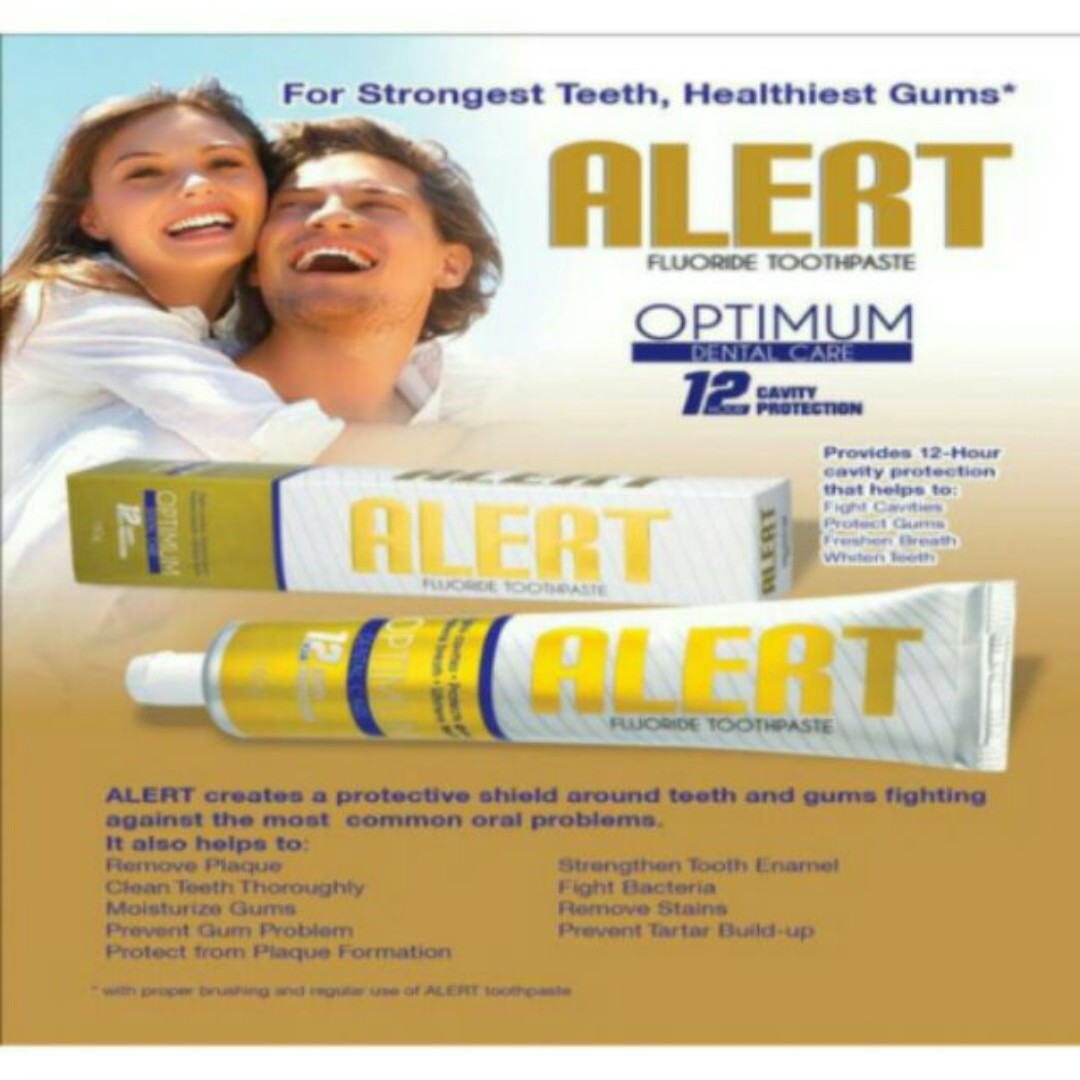Alert Toothpaste, Beauty & Personal Care, Oral Care on Carousell