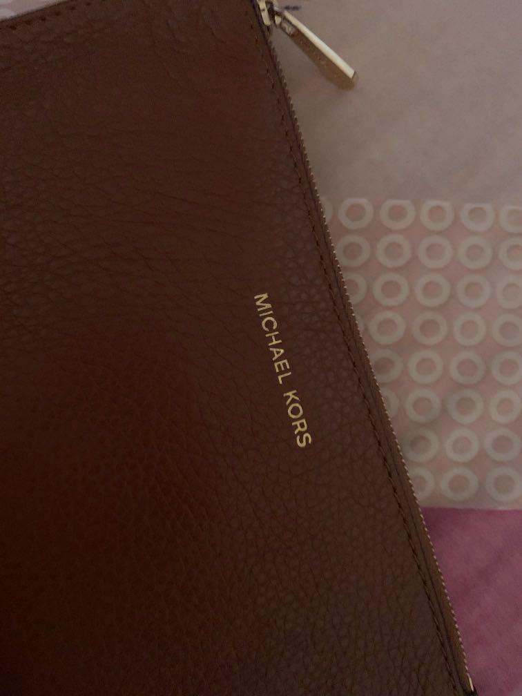 Authentic MK Pouch, Women's Fashion, Bags & Wallets, Purses & Pouches ...