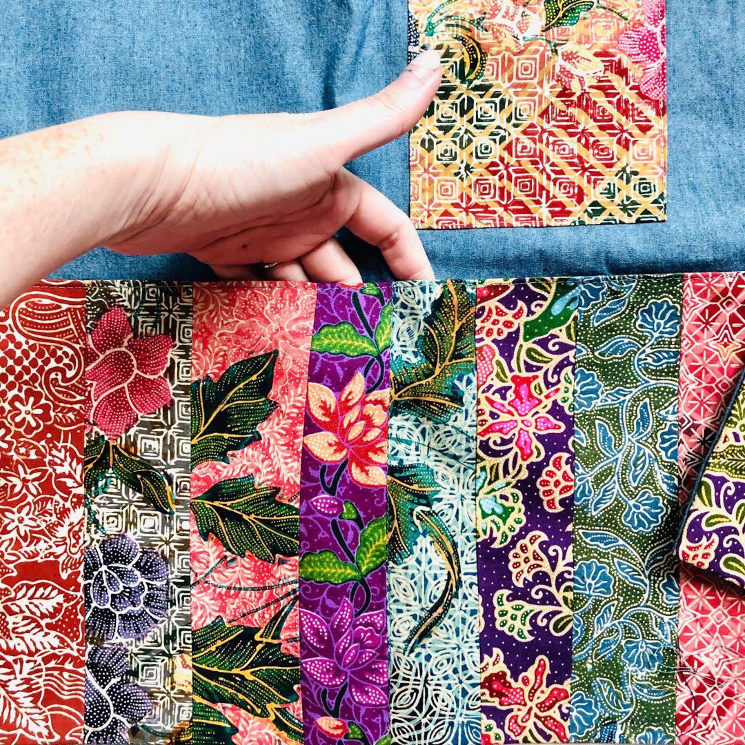 Batik Patchwork Tote Bag Handmade in Singapore, Women's Fashion, Bags ...