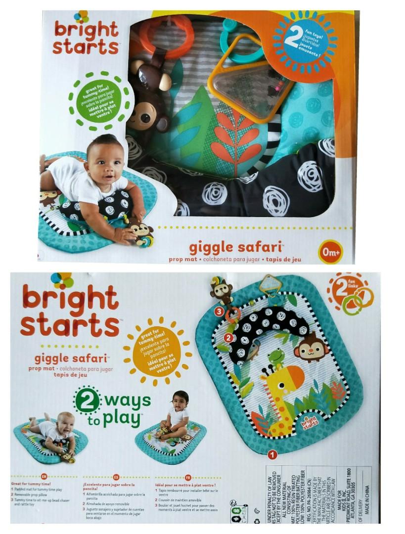 Bright Starts Giggle Safari Prop Mat Baby Playmat, Babies & Kids, Baby ...