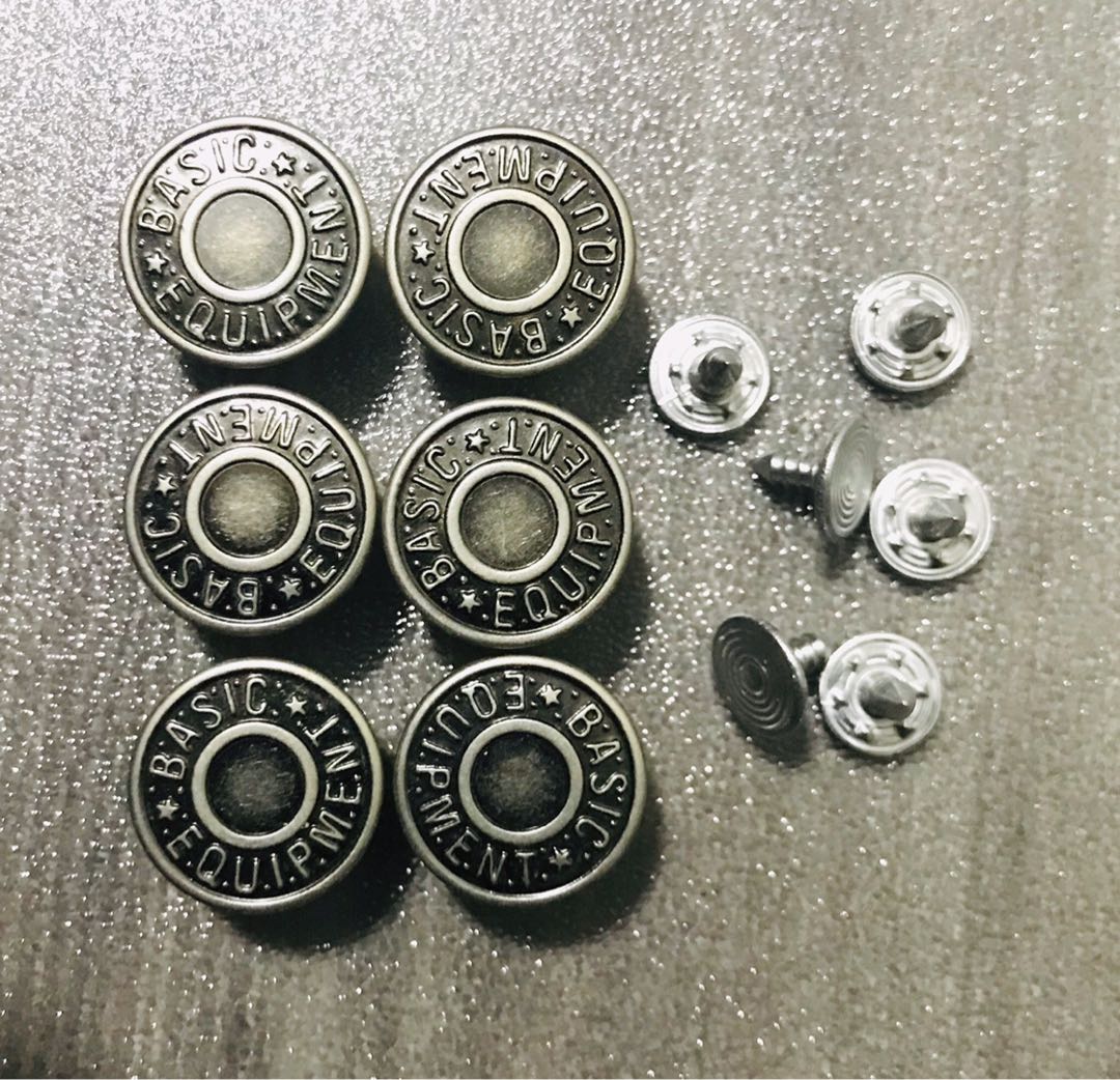 Button on jeans (rivet), Hobbies & Toys, Stationery & Craft, Craft ...