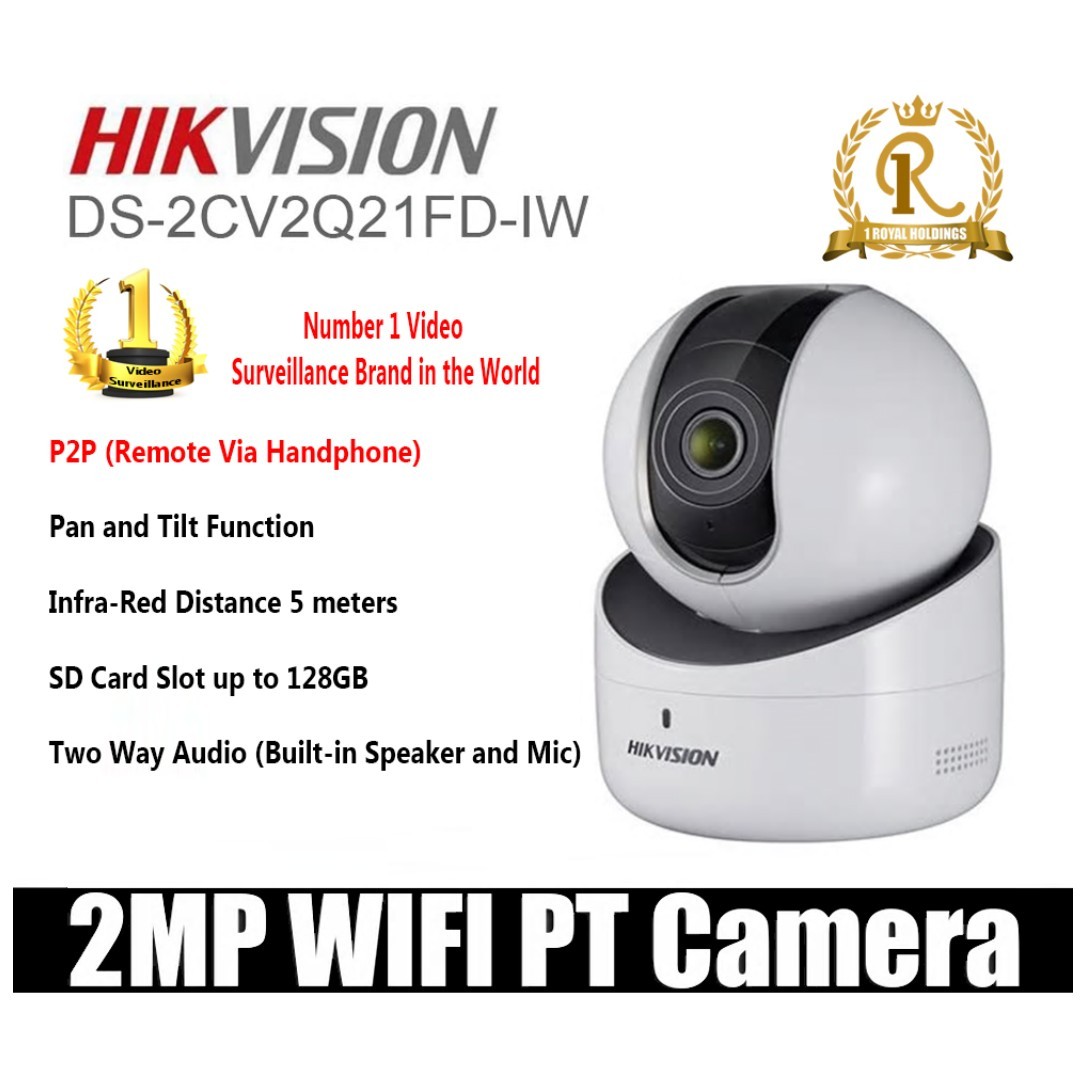 Wifi cctv PT camera with 32GB sd card, Furniture & Home Living ...