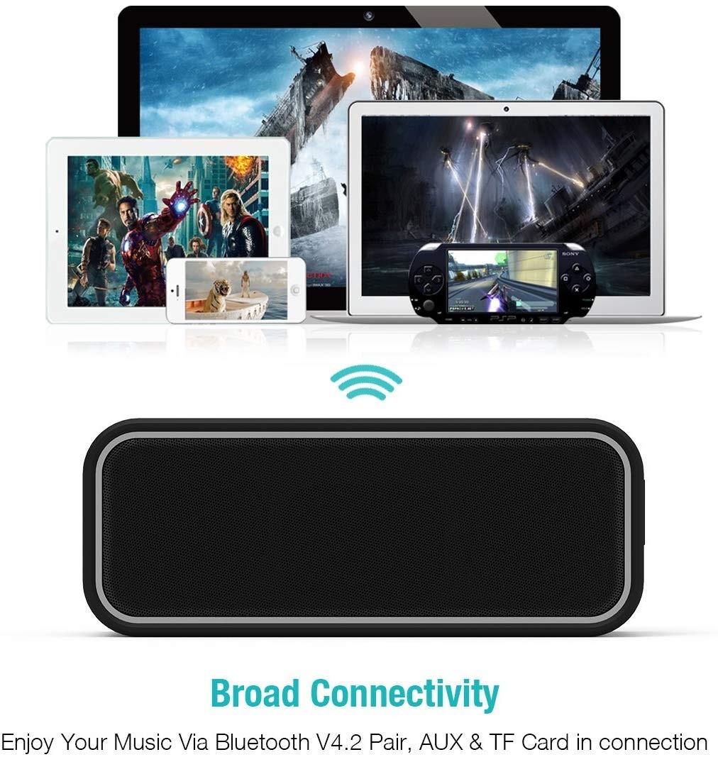 EC Technology 40W Portable Bluetooth IPX7 Waterproof Speaker, Audio ...