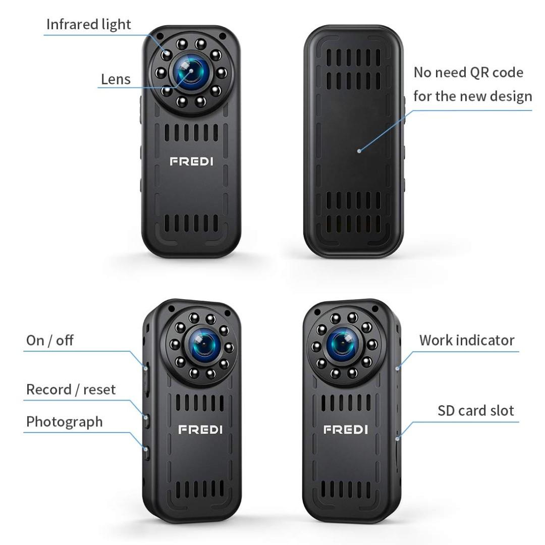FREDI Hidden Camera 1080p HD Mini WiFi Camera spy Camera Wireless ... FREDI Hidden Camera 1080p HD Mini WiFi Camera spy Camera Wireless ...